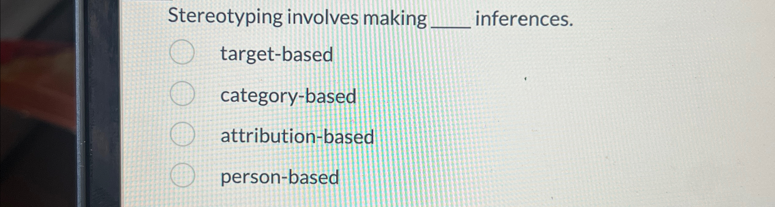 Solved Stereotyping involves making q, | Chegg.com