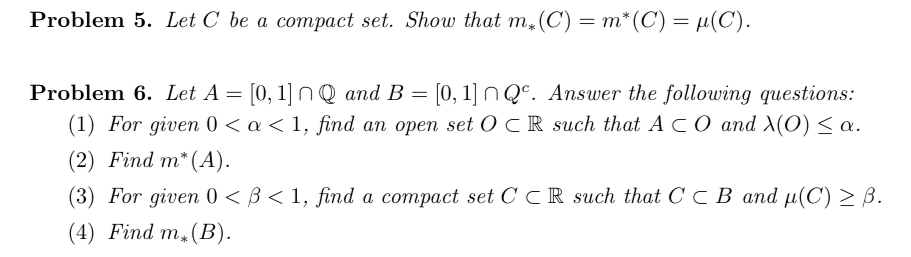Solved Problem 5. ﻿Let C ﻿be a compact set. Show that | Chegg.com