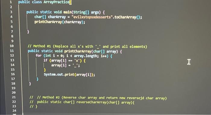 Solved 2 Reversechararray Input A Array Output A New