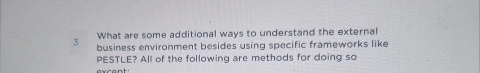 Solved What are some additional ways to understand the | Chegg.com