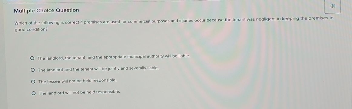 Solved Multiple Cholce QuestionWhich of the following is | Chegg.com