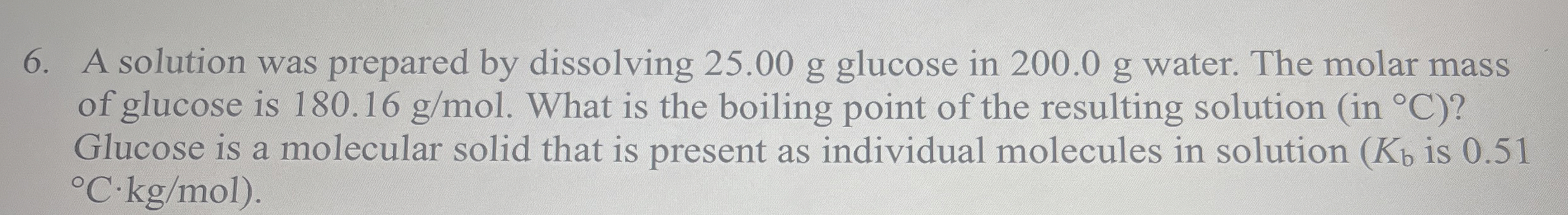 Solved A solution was prepared by dissolving 25.00 ﻿g | Chegg.com