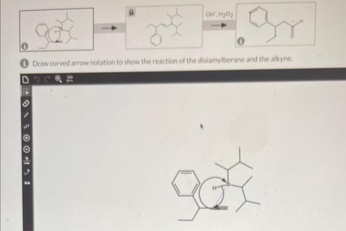 Solved (1) Draw curved arrow notation to show the reaction | Chegg.com