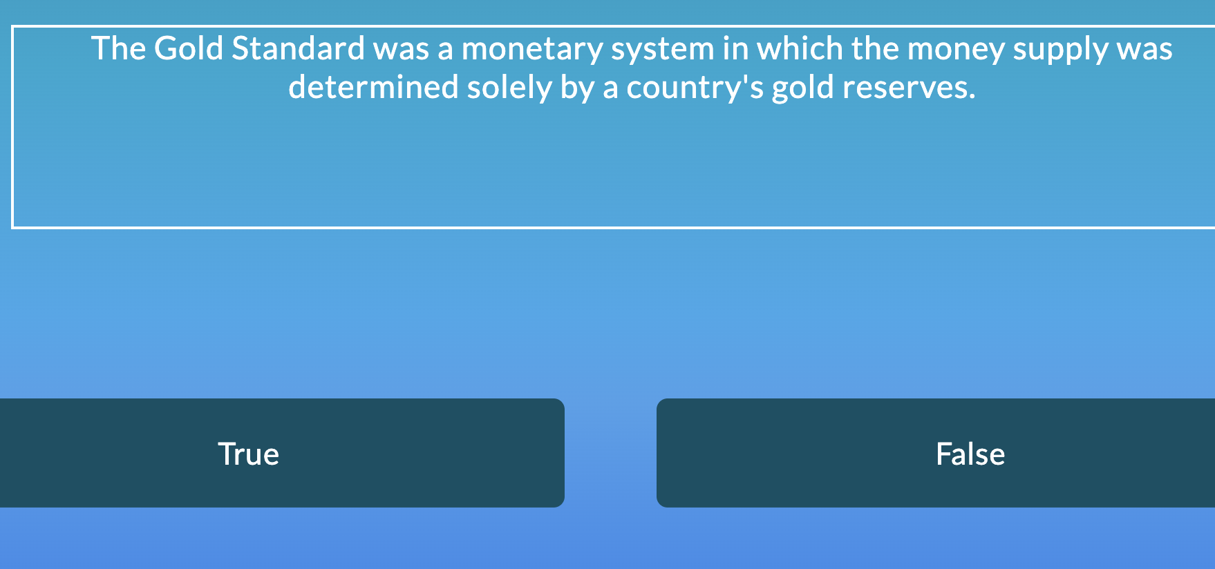 Solved The Gold Standard was a monetary system in which the | Chegg.com