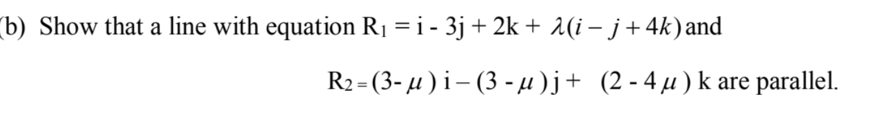 Solved (b) ﻿Show that a line with equation | Chegg.com