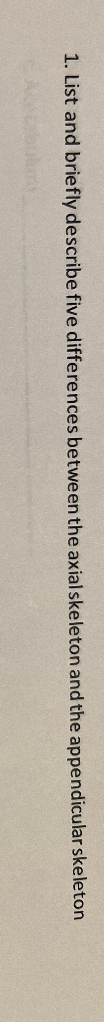 Solved List and briefly describe five differences between | Chegg.com