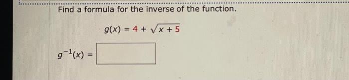 Solved If f(x) = x5 + x3 + x, find f-(3) and and f(r=-()) | Chegg.com