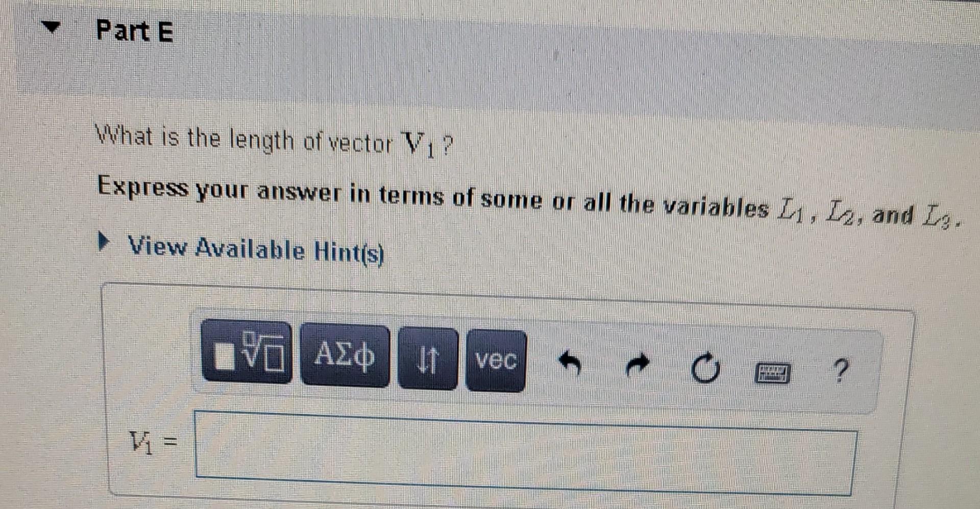 Solved Learning Goal: To practice vector addition in a unit | Chegg.com