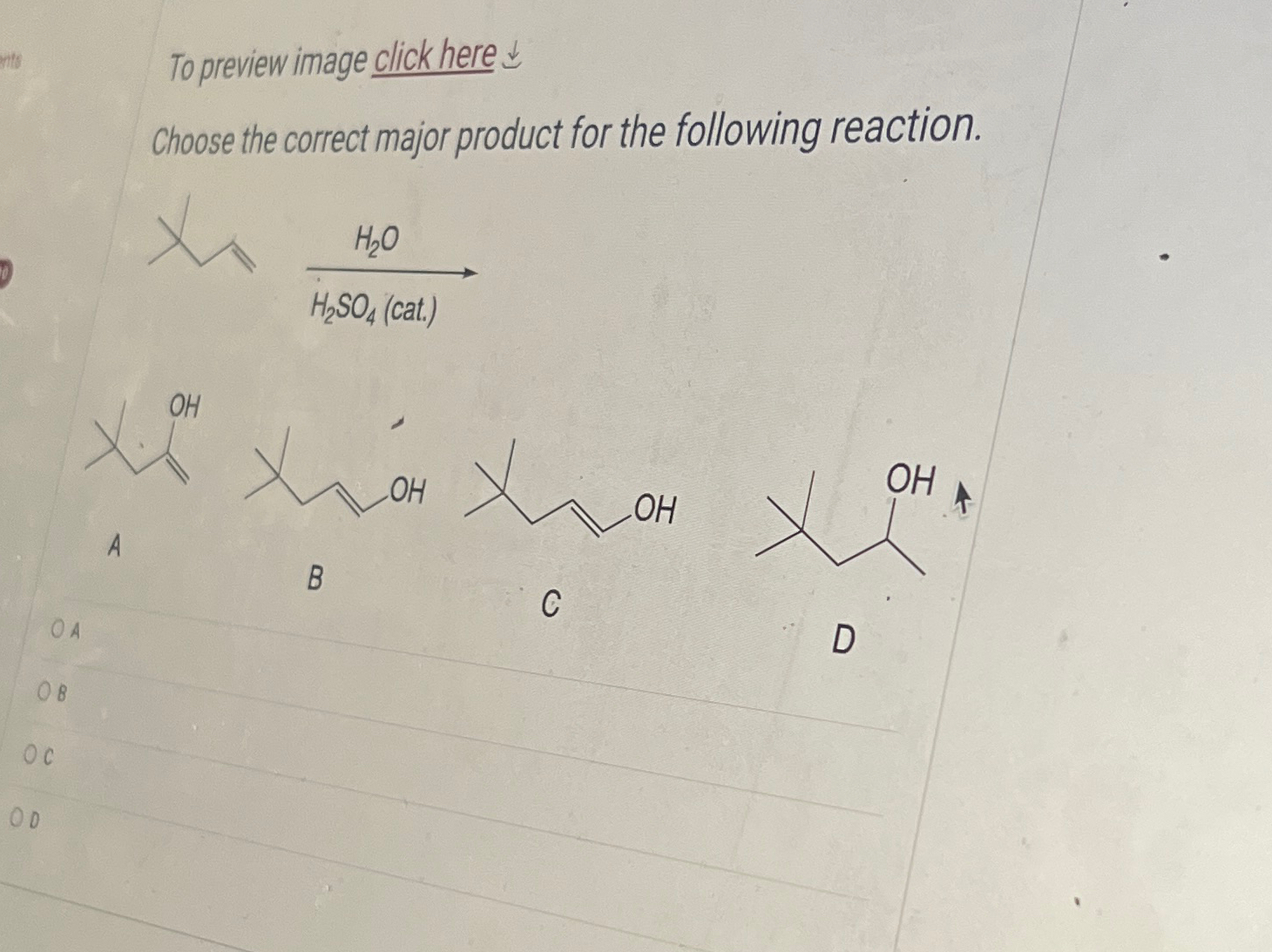 Solved To preview image click hereChoose the correct major | Chegg.com