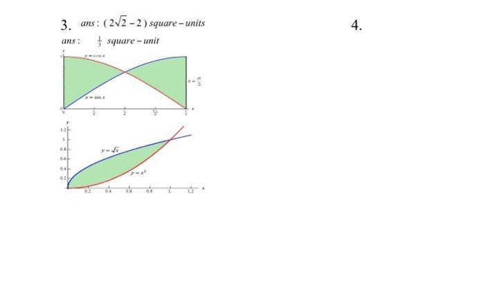 Solved 3. ans : uns : (2/2 - 2 ) square – units square-unit | Chegg.com