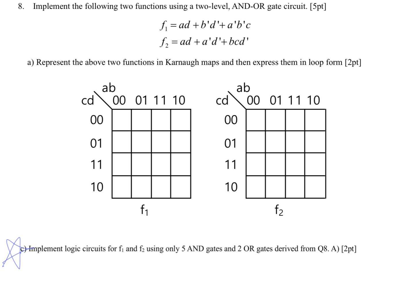 Solved Implement The Following Two Functions Using A 