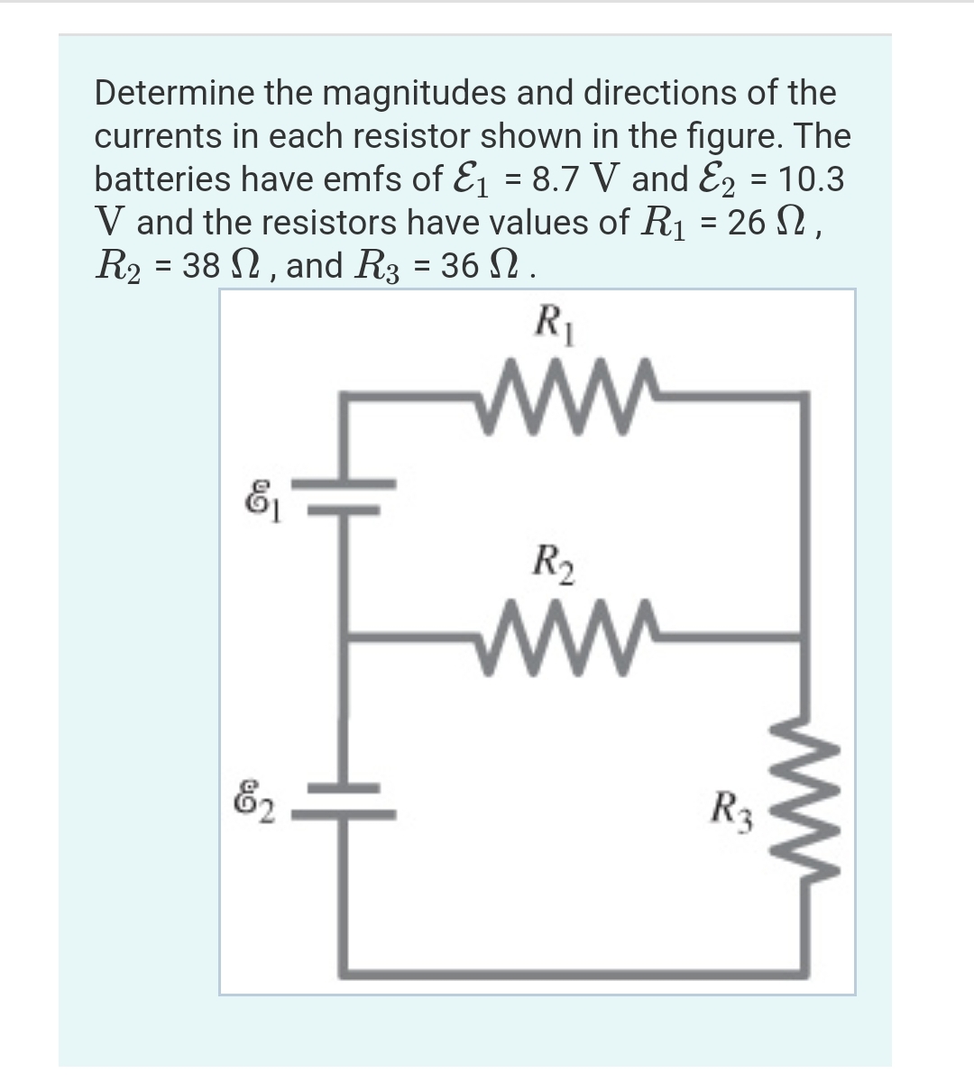 Solved Determine The Magnitudes And Directions Of The