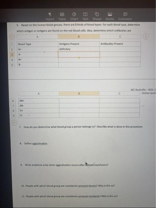 Solved Insert Table Chart Text Shape Media Comment 5. Based | Chegg.com