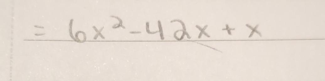 Solved =6x2-42x+x | Chegg.com