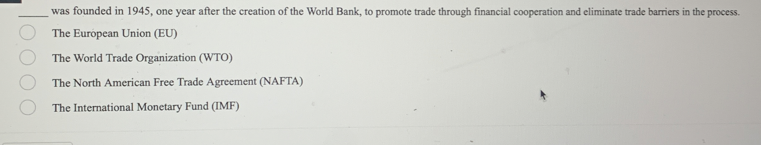 Solved was founded in 1945, ﻿one year after the creation of | Chegg.com