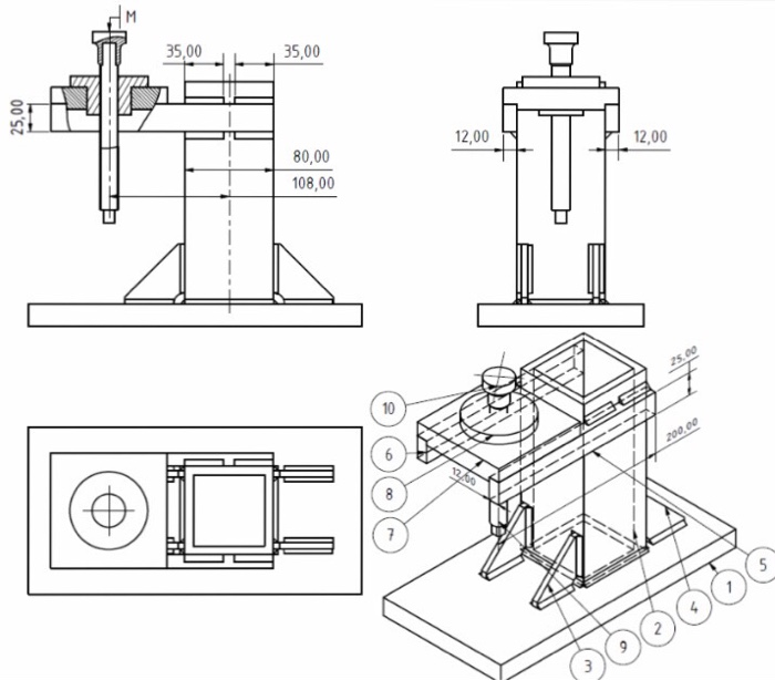 Solved The figure shows technical drawings of a screw | Chegg.com