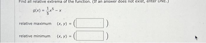 Solved Find all relative extrema of the function. (If an | Chegg.com
