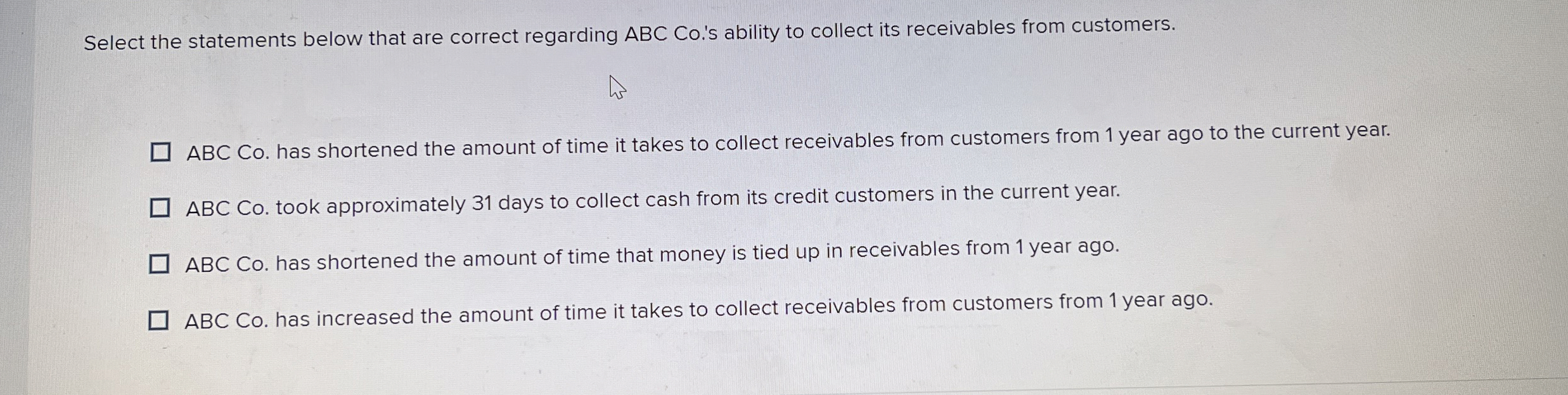 Solved Select the statements below that are correct | Chegg.com
