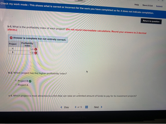 Solved ework i Help Save & Exit Sul Check my work mode : | Chegg.com