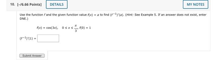 Solved Use the function f and the given function value | Chegg.com