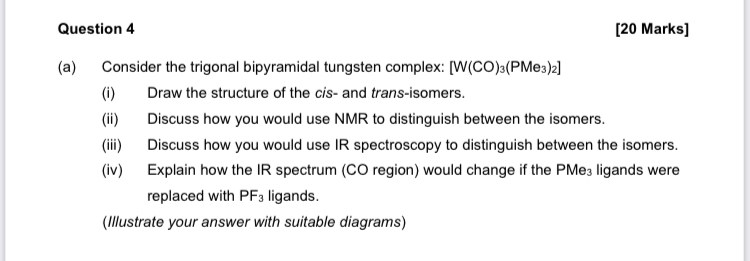 Solved Question 4[20 ﻿Marks](a) ﻿Consider the trigonal | Chegg.com