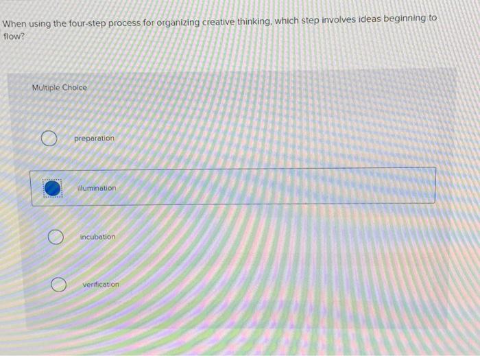 Solved When using the four-step process for organizing | Chegg.com