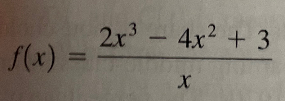 Solved f(x)=2x3-4x2+3xFind the derivative | Chegg.com