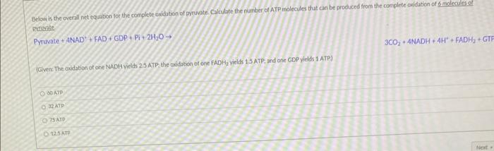 Solved Below is the overall net equation for the complete | Chegg.com