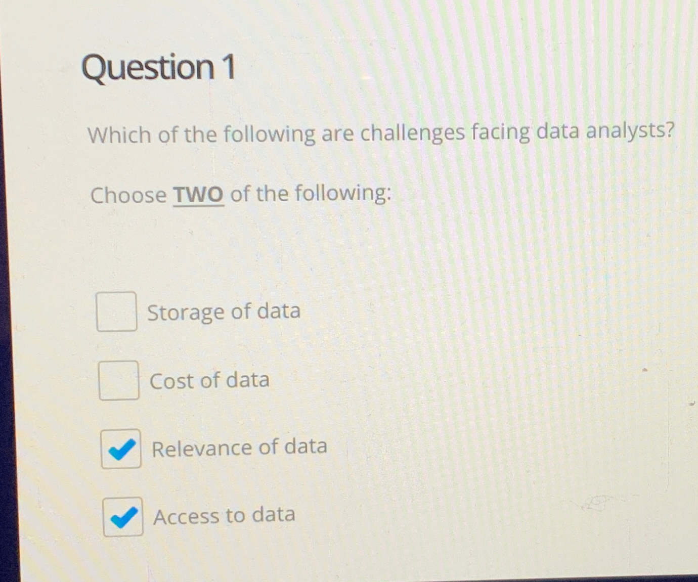 Solved Question 1Which of the following are challenges | Chegg.com