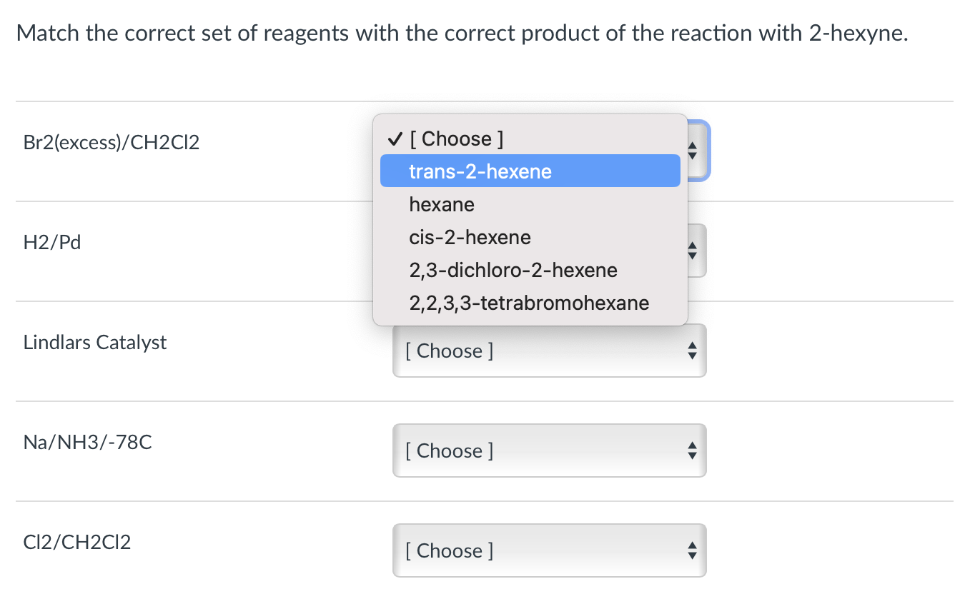 Solved Match the correct set of reagents with the correct | Chegg.com