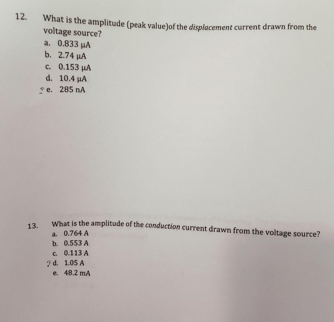 Solved Problem 2: An alternating (sinusoidal) voltage source | Chegg.com