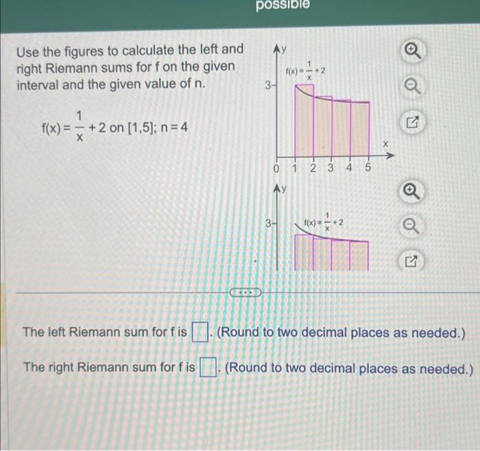 Solved Use the figures to calculate the left and right | Chegg.com