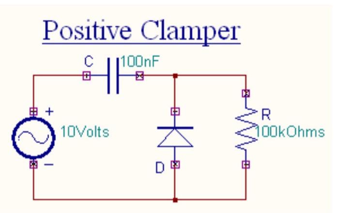 Solved 6.CLAMPER - CIRCUITS Aim: To simulate a clamper | Chegg.com
