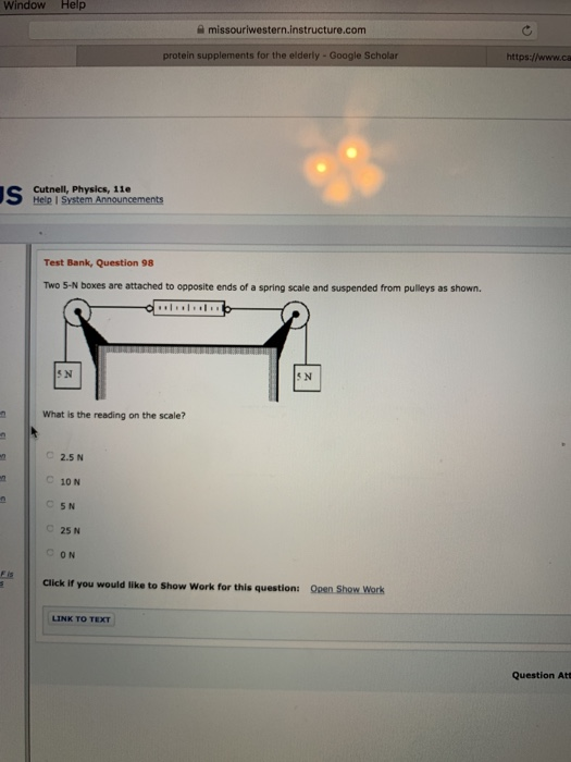 Solved Window Help missouriwestern.instructure.com protein | Chegg.com