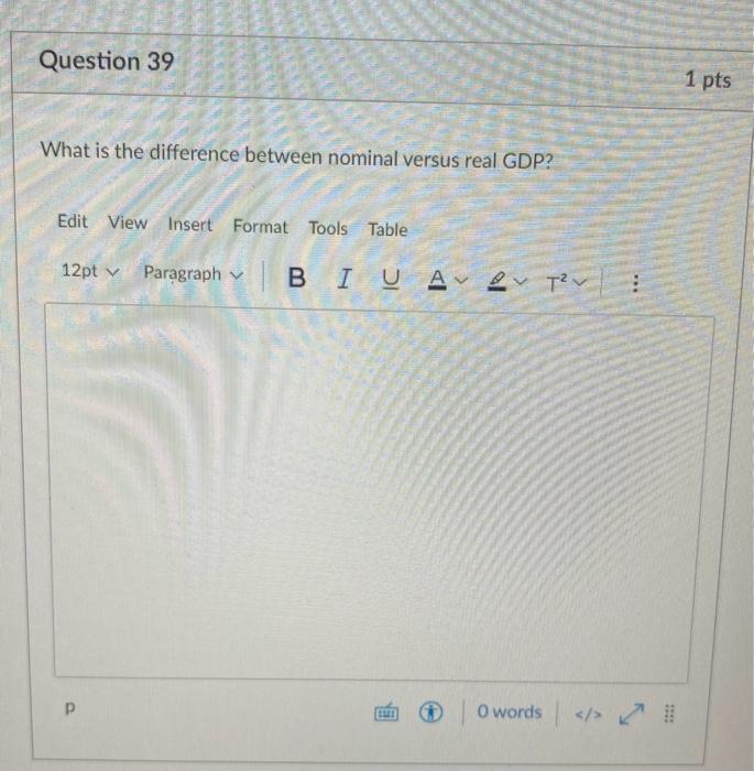 Solved TABLE 5 displays some macroeconomic data. The | Chegg.com