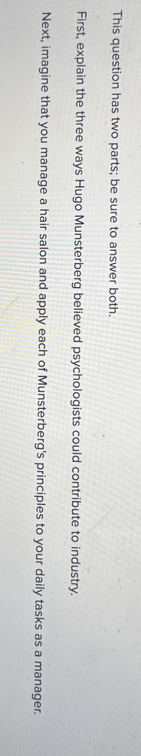 Solved This question has two parts; be sure to answer | Chegg.com