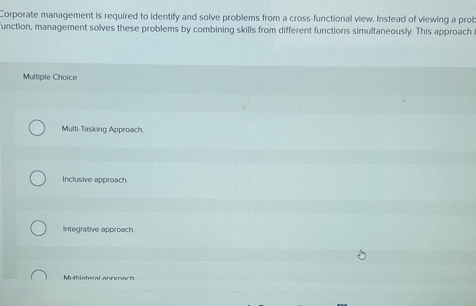 Solved Corporate management is required to identify and | Chegg.com