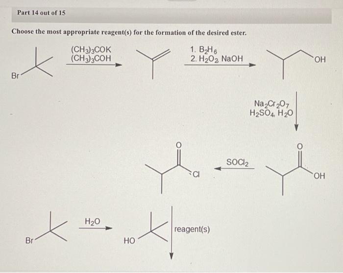 Solved Part 14 out of 15 Choose the most appropriate | Chegg.com