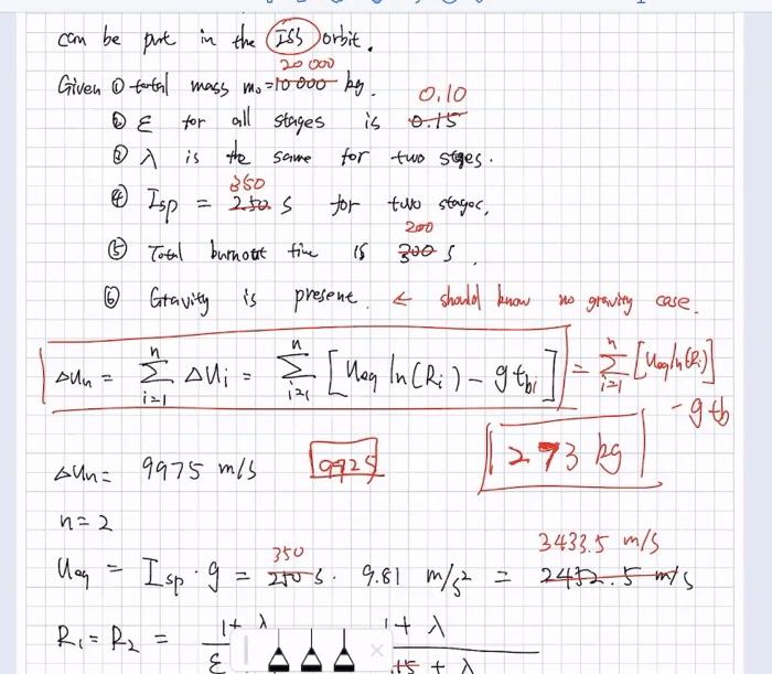 Solved Consider a three-stage rocket with different payload | Chegg.com
