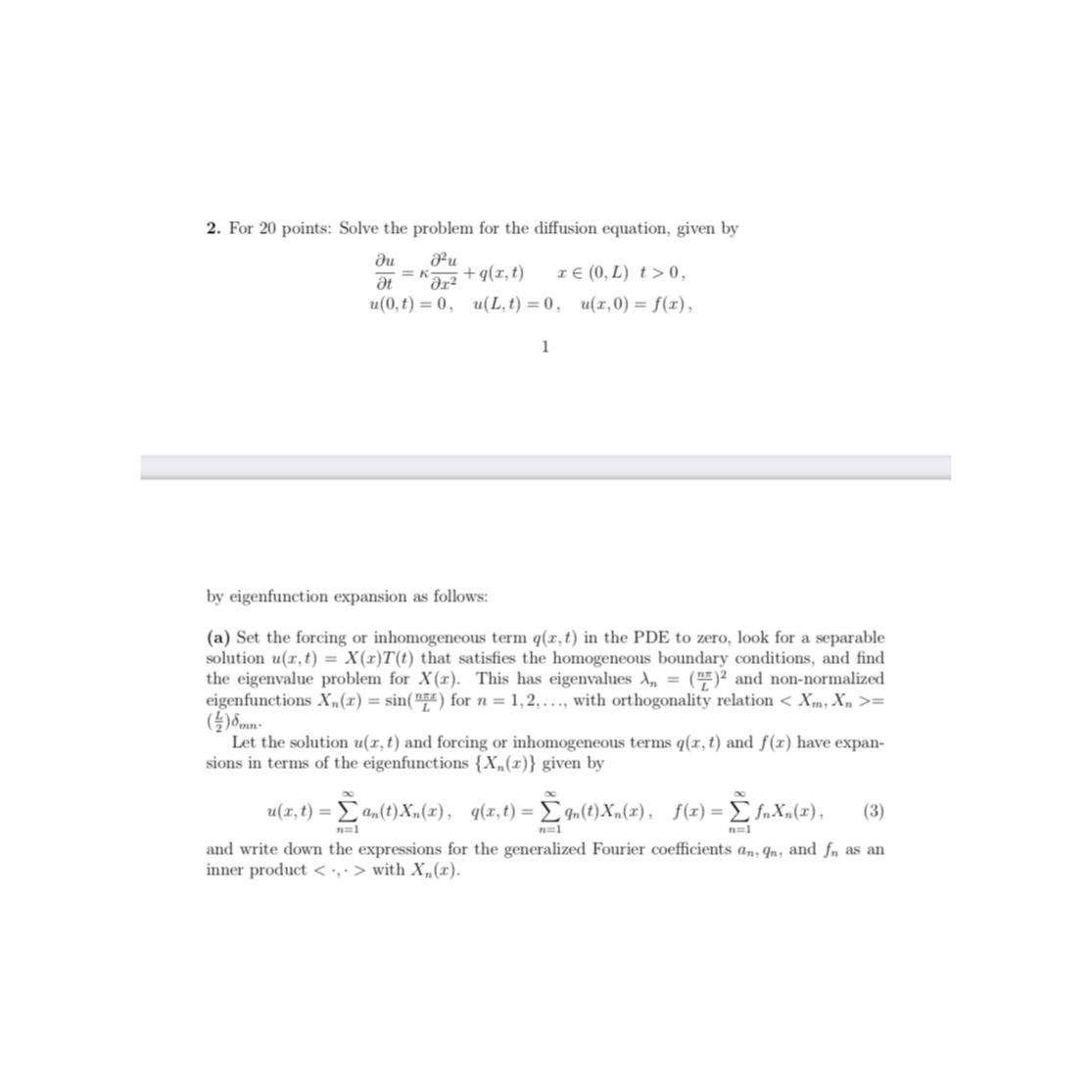 Solved (Solve whole quetion with all mathematical steps): | Chegg.com