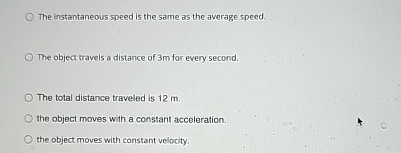 Solved which of the following is true about the motion of | Chegg.com