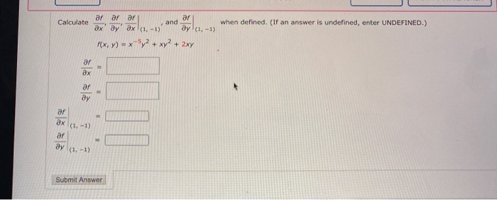 Solved Calculate when defined. (If an answer is undefined, | Chegg.com
