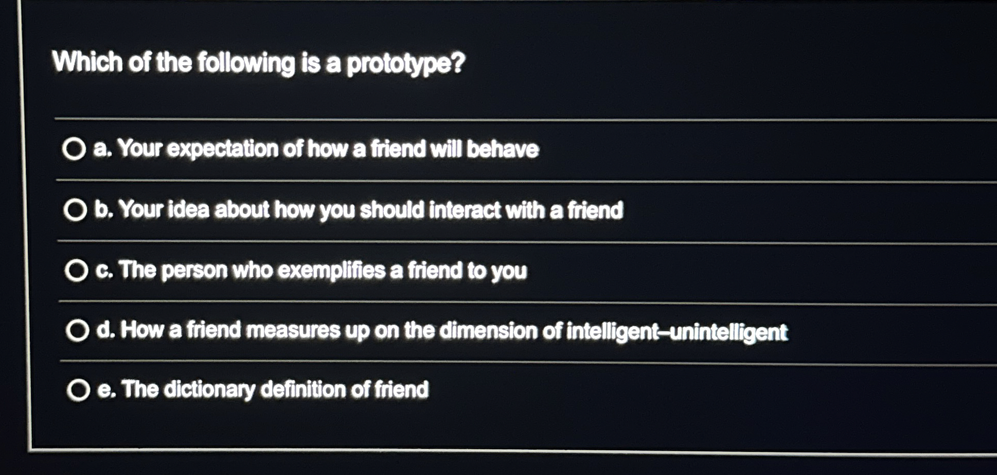 Solved Which of the following is a prototype?a. ﻿Your | Chegg.com
