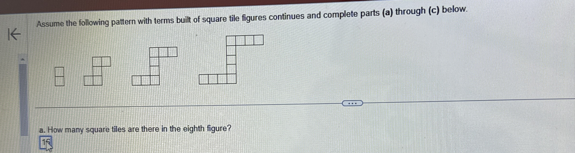 Solved Assume the following pattern with terms built of | Chegg.com