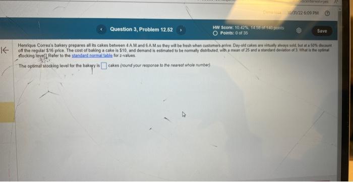Solved Aocking level? Roler to the standord normal lable for | Chegg.com