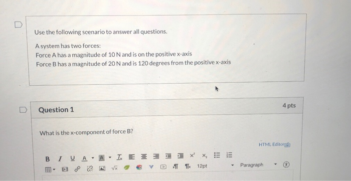 Solved Use the following scenario to answer all questions. A | Chegg.com