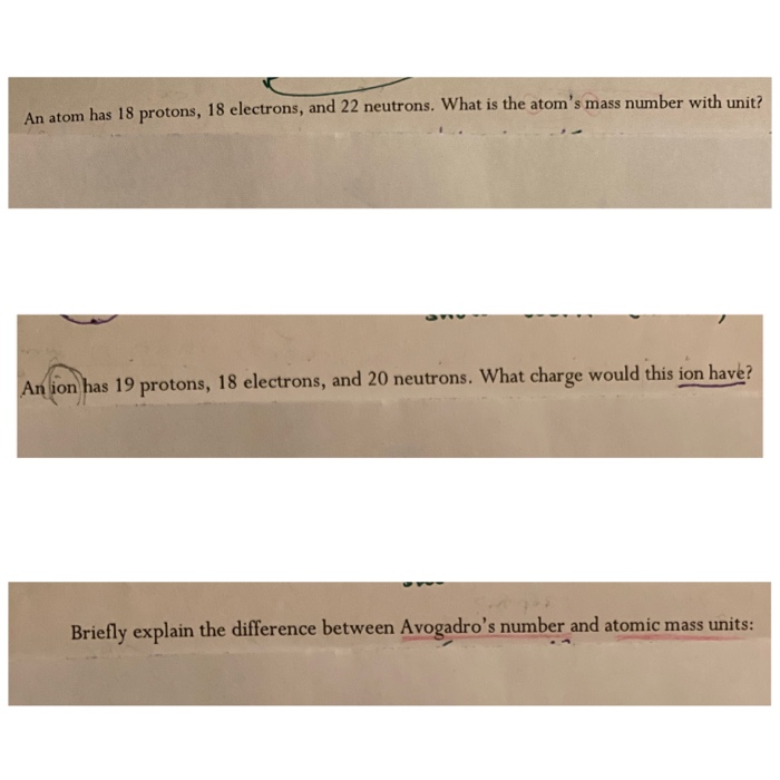 Solved An atom has 18 protons, 18 electrons, and 22 | Chegg.com