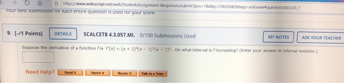 Solved 0 6 https://www.webassign.net/web/Student/Assignment | Chegg.com