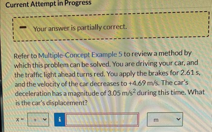 Solved Refer to Multiple-Concept Example 5 to review a | Chegg.com
