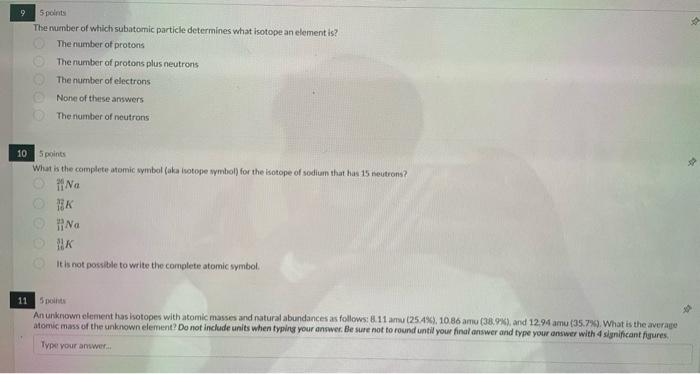 Solved The nuintier of which subatomic particle determines | Chegg.com